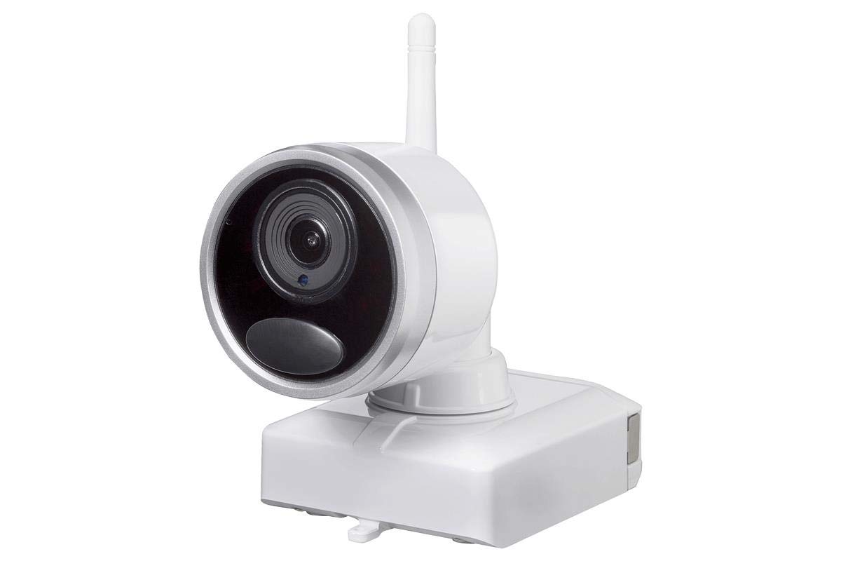 Lorex LWB4801 Indoor/Outdoor Wire-Free Security Camera for Battery Powered, Audio Security Bullet Camera,1080p HD, 65ft IR Night Vision,2-Way Talk, Works with LHB926, LHB927, LHWF1000, White (M.Refurb