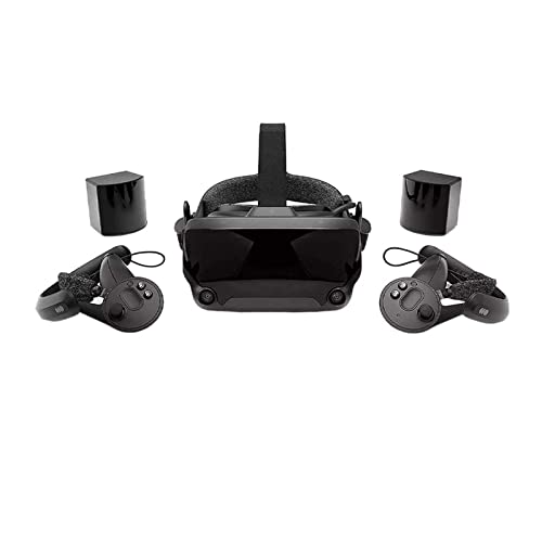 KSHAAR Valve Index Knuckles Full VR Kit Headset, Base Stations Controllers steam VR Games Handle Compatible with HTC Vive/Vive Pro (Color : Only Headset)