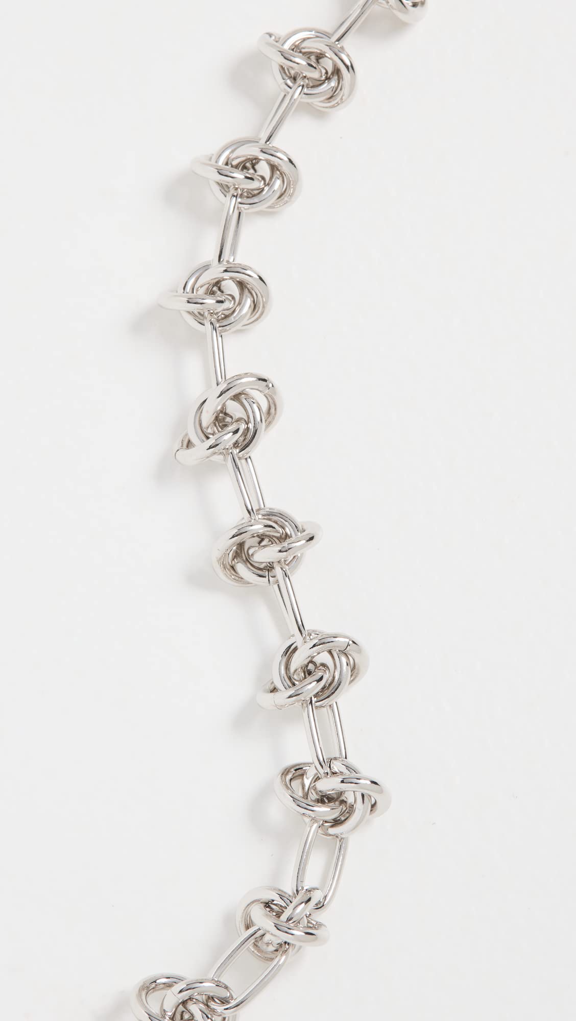 Justine Clenquet Women's Daria Choker, Palladium, Silver, One Size