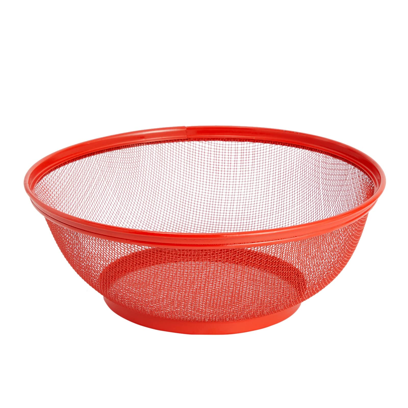 Juvale Mesh Wire Fruit Basket with Lid for Vegetables, Fruits, Gifts, House Warming, Home, Restaurants, 4 Colors