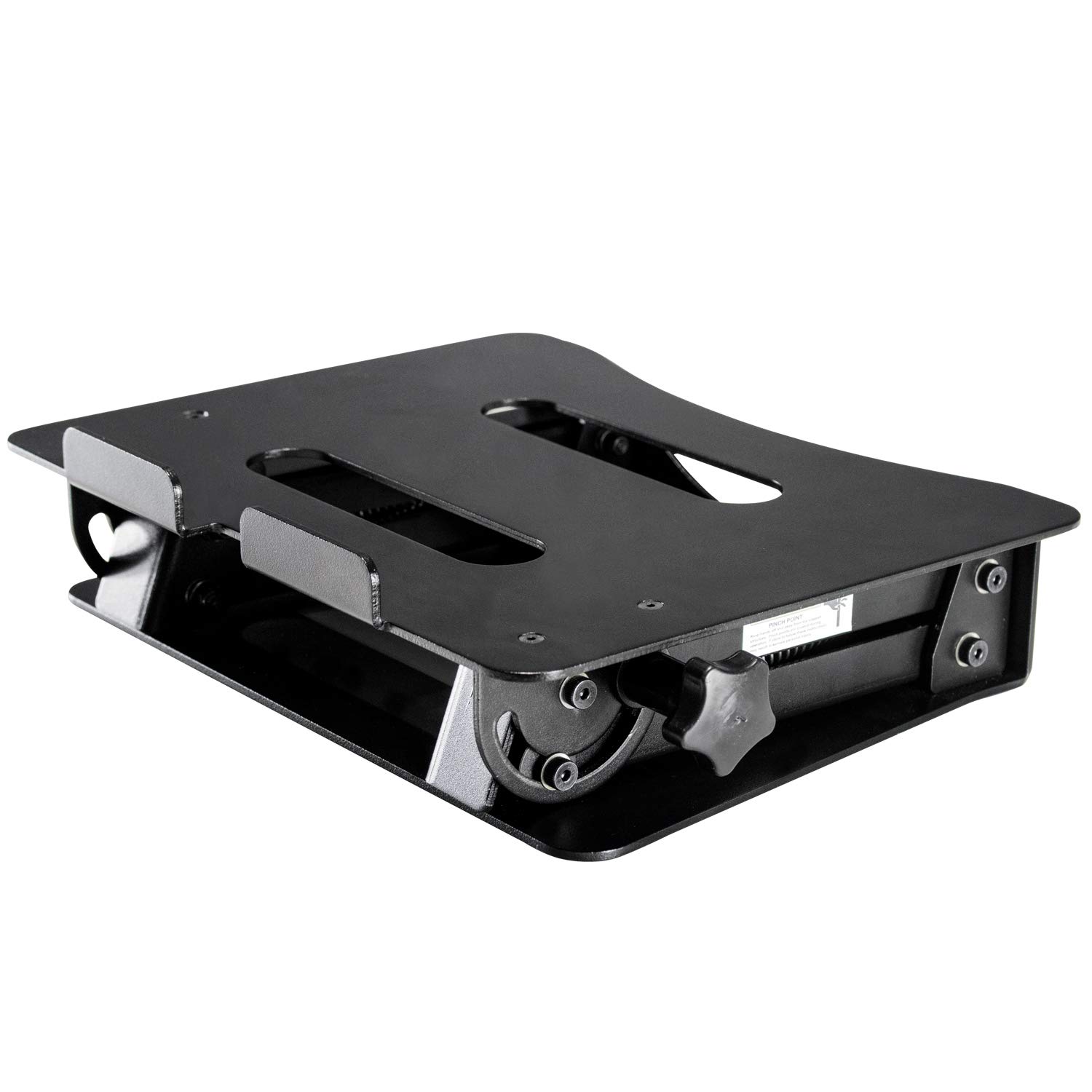 IKON MOTORSPORTS Adjustable Laptop Stand, Portable Ergonomic Computer Notebook Holder Stand Compatible with MacBook, Air, Pro, Tablets and Laptops, Black
