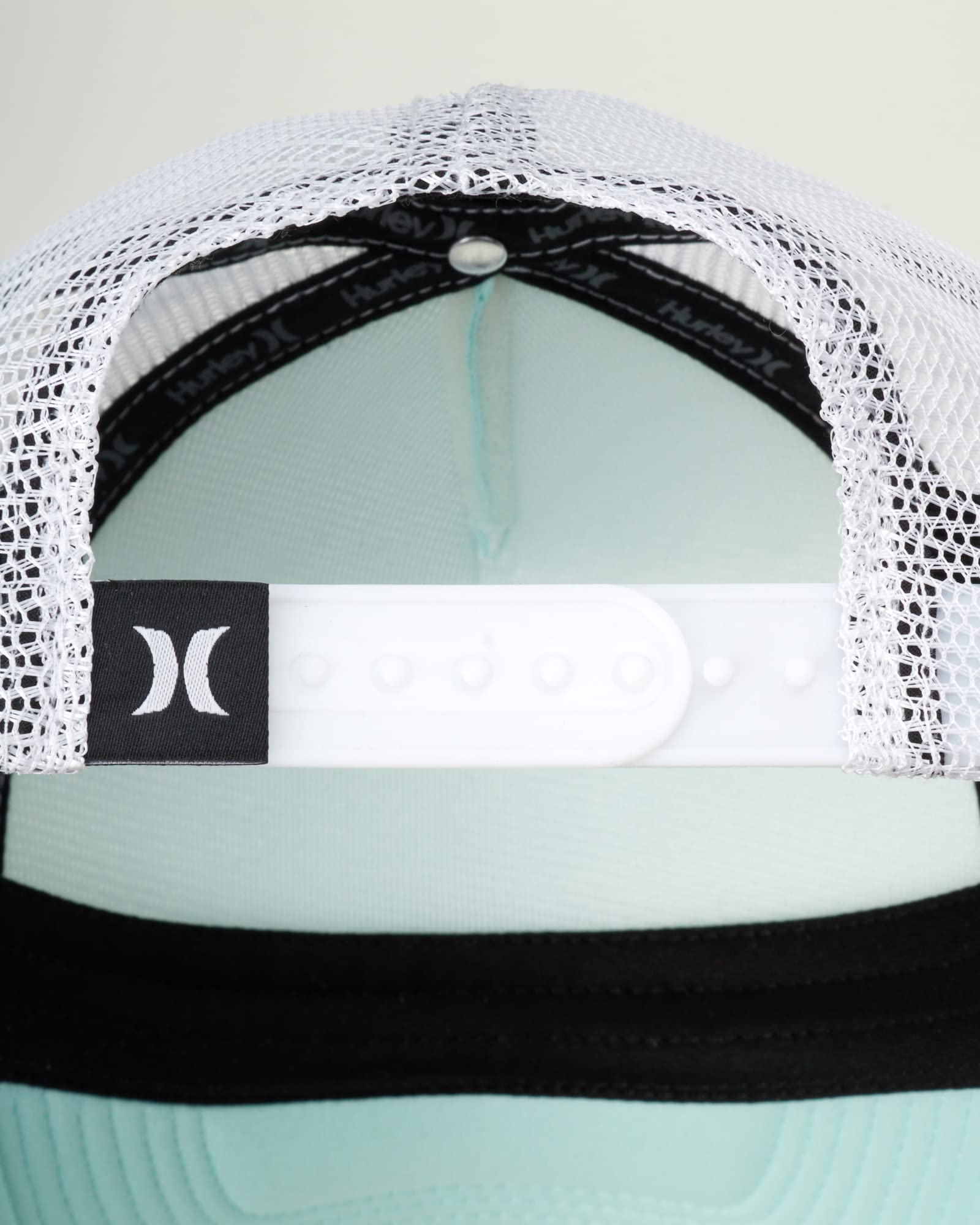 Hurley Women's Baseball Cap - Icon Snap-Back Trucker Hat, Size One Size, Jade Aura