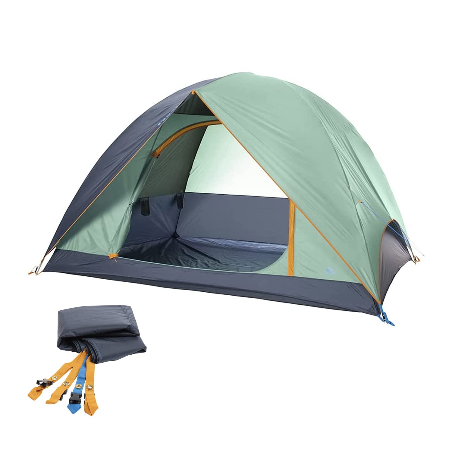 Kelty Tallboy 6 Person Tent + Tent Footprint Bundle