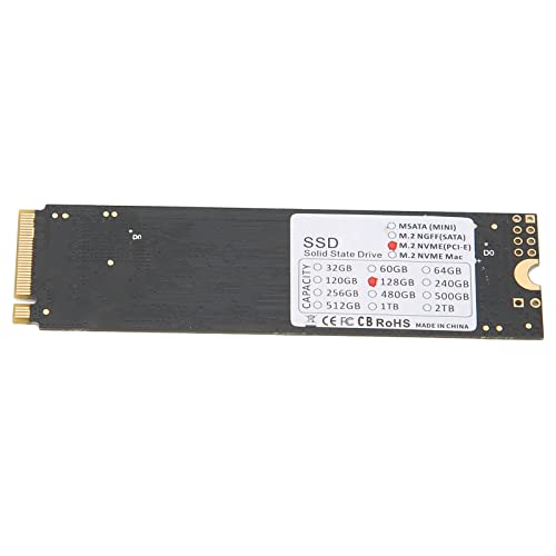 M.2 NVME SSD, Desktop SSD Dropproof Silent Operation High Bandwidth for Desktop for Computer