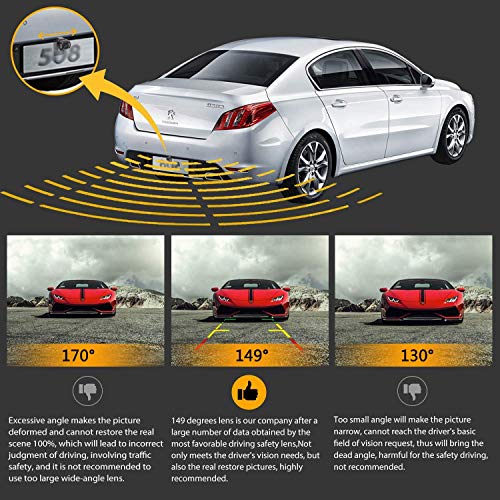 HD 1280x720p Rear Reversing Backup Camera Rearview License Plate Camera Night Vision Ip69 Waterproof for Mercedes Benz C Class W205 CLA C117 2015-2017 w/NTG5.0/5.1
