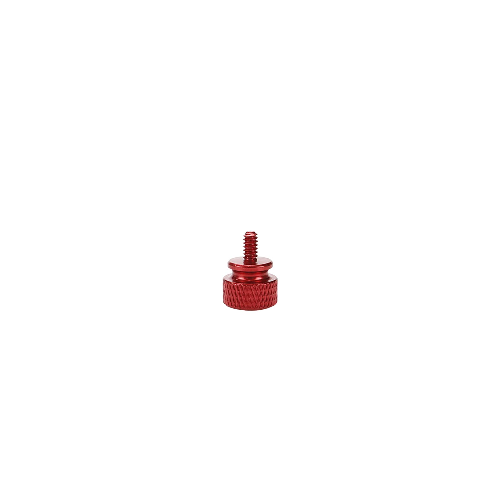 KUMGROT 12pcs Anodized Aluminum Computer Case Thumb Screw for PCI Slot Hard Disk Drive Computer Cover Power Supply DIY Color Screw(Claret)