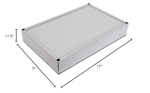LifeSupplyUSA True HEPA Air Cleaner Filter Replacement Compatible with Hamilton Beach 04162 and 04156 TrueAir High-Efficiency Air Cleaners