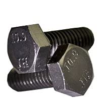 M24-3.0 x 150 DIN 933 10.9 Plain (30 Pcs) Hex Head Cap Screw Fully Threaded 10.9 Class Steel Plain Finish M24 Thread Diameter x 150mm Bolt Length