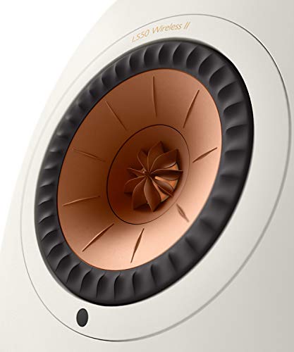KEF LS50 Wireless II Powered Bookshelf Speakers - Pair (Mineral White)