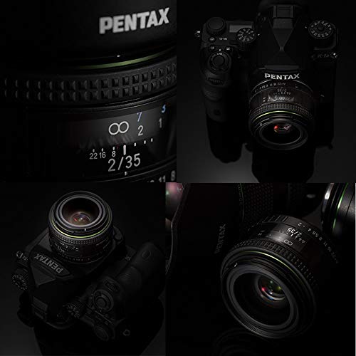 HD PENTAX-FA35mmF2 Versatile Wide-Angle Lens Latest HD Coating minimizes Flare and Ghost SP Coating to Repel Stains New Exterior Design Hybrid aspherical Lens for Extra-Clear, high-Contrast Images