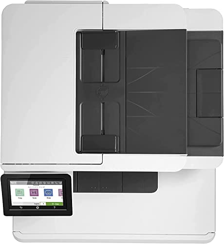 HP Color Laserjet Pro Multifunction M479fdw Wireless Laser Printer- Print Scan Copy Fax - 28 ppm, 600 x 600 dpi, 8.5 x 14, 50-Page ADF, Ethernet, Auto Duplex Printing, Cbmou Printer_Cable