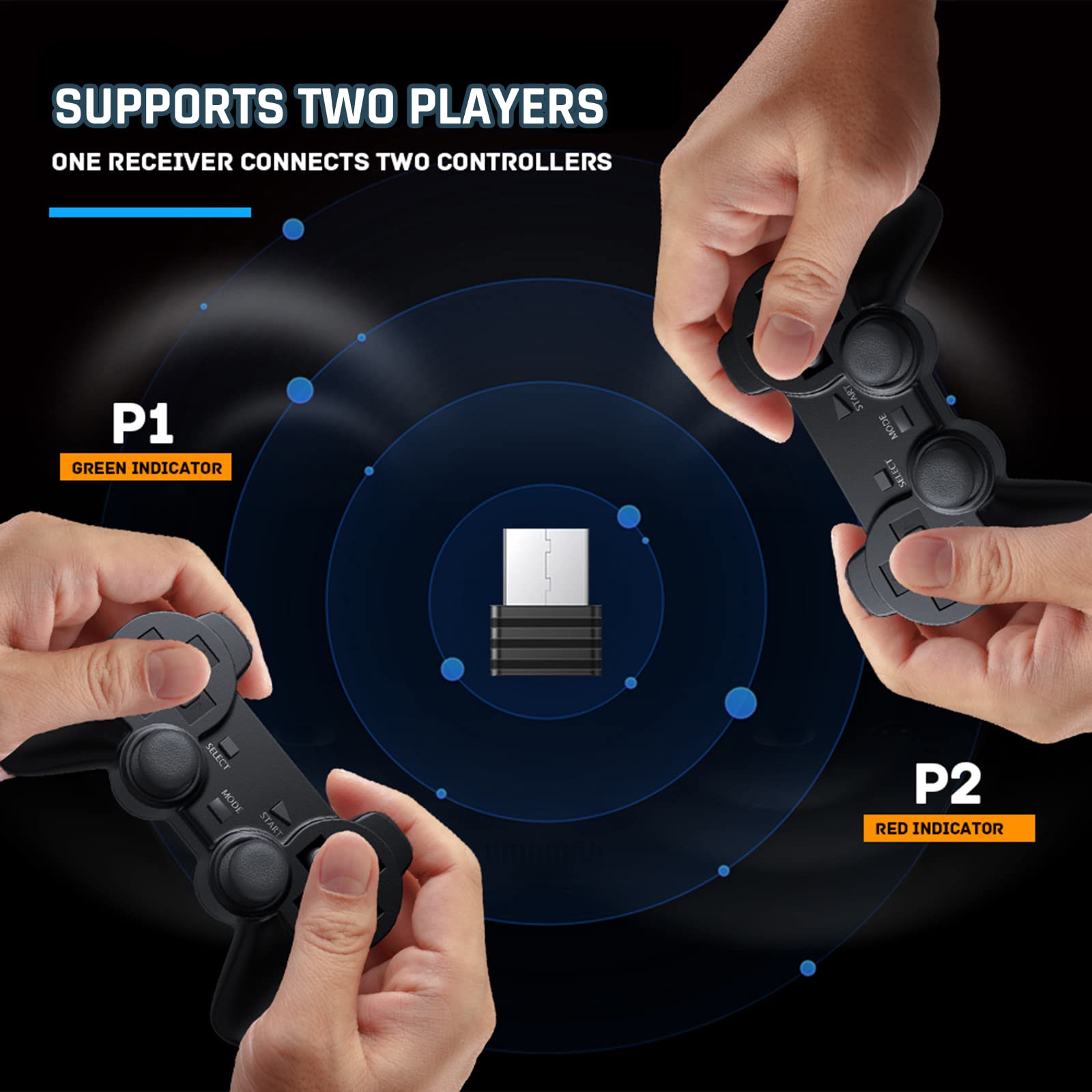 Kinhank Super Console X2 Video Game Console,pre-loaded 100,000 Retro Games,Plug & Play,compatible with 70+ Emulators,Gaming & Android Dual-system,Support 4K Output(256GB, 2 Wireless Controllers)