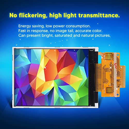 LCD Display Module, Display Screen Monitor TFT SPI Interface ILI9341 Drive for Replacement