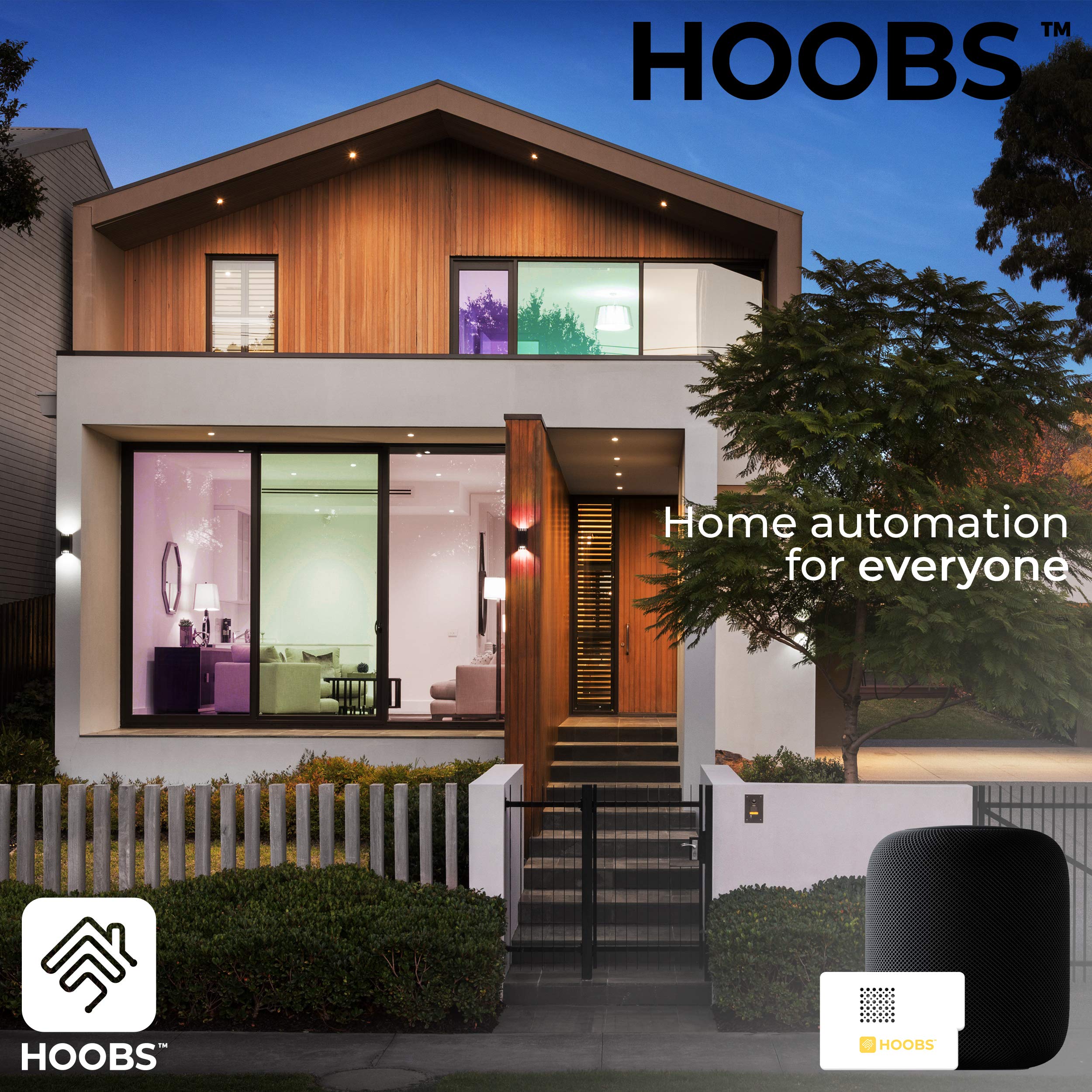 HOOBS All in One Box, Automation Home WiFi Connector and Smart Outlet, Perfect for Home Remote Systems and WiFi Extender, Automatic Light Switch, Smart Outlet, and Smart Home Gadgets