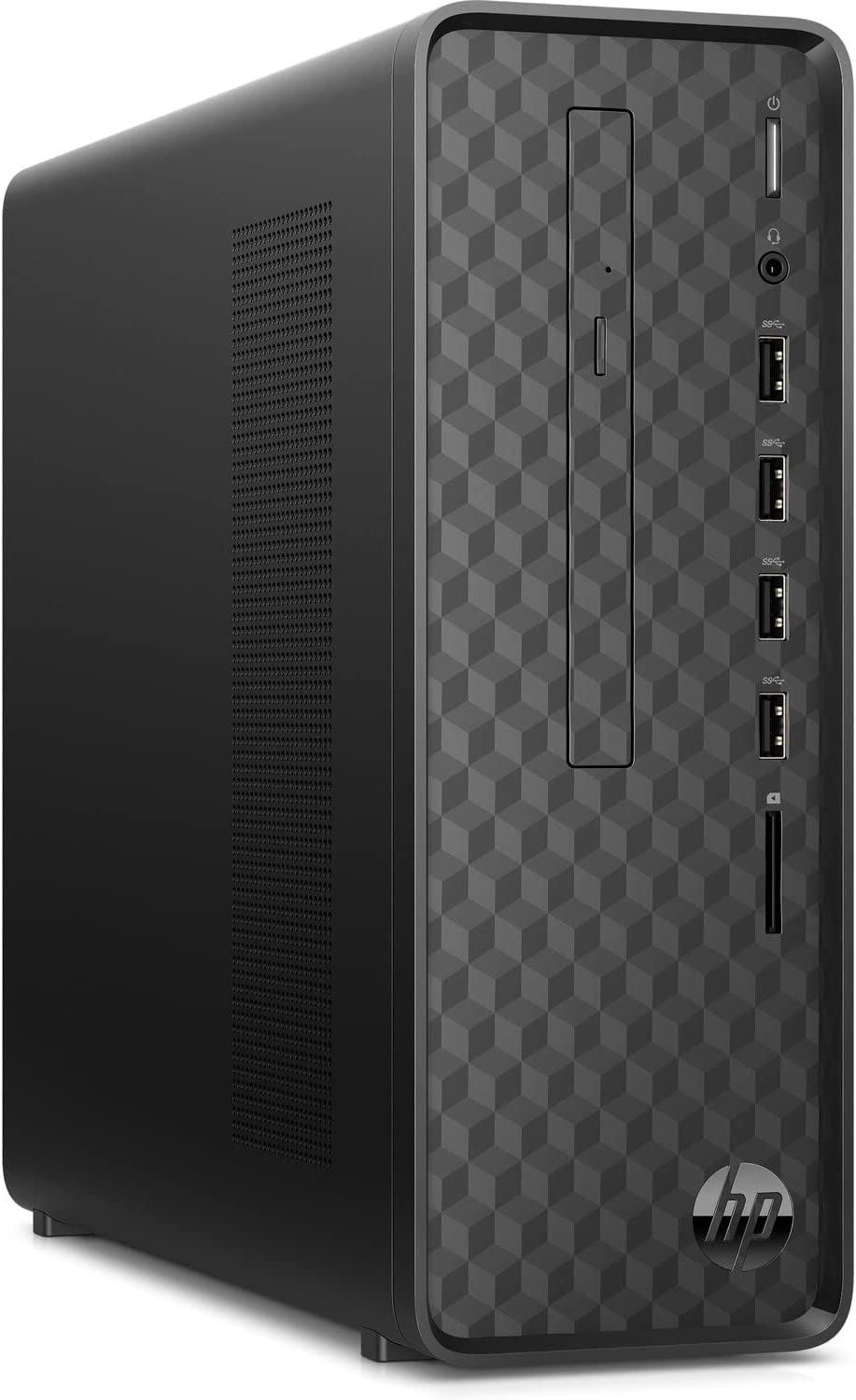 HP Slim Desktop Computer S01, Intel Celeron J4025 2GHz, Intel UHD Graphics 605, 4GB DDR4 RAM, 256GB SSD Storage, Windows 11 Home, Dark Black (Renewed)