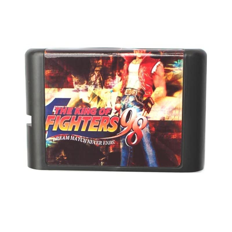 King Of Fighters 98 16 Bit MD Game Card For Sega Mega Drive For Genesis (Black)