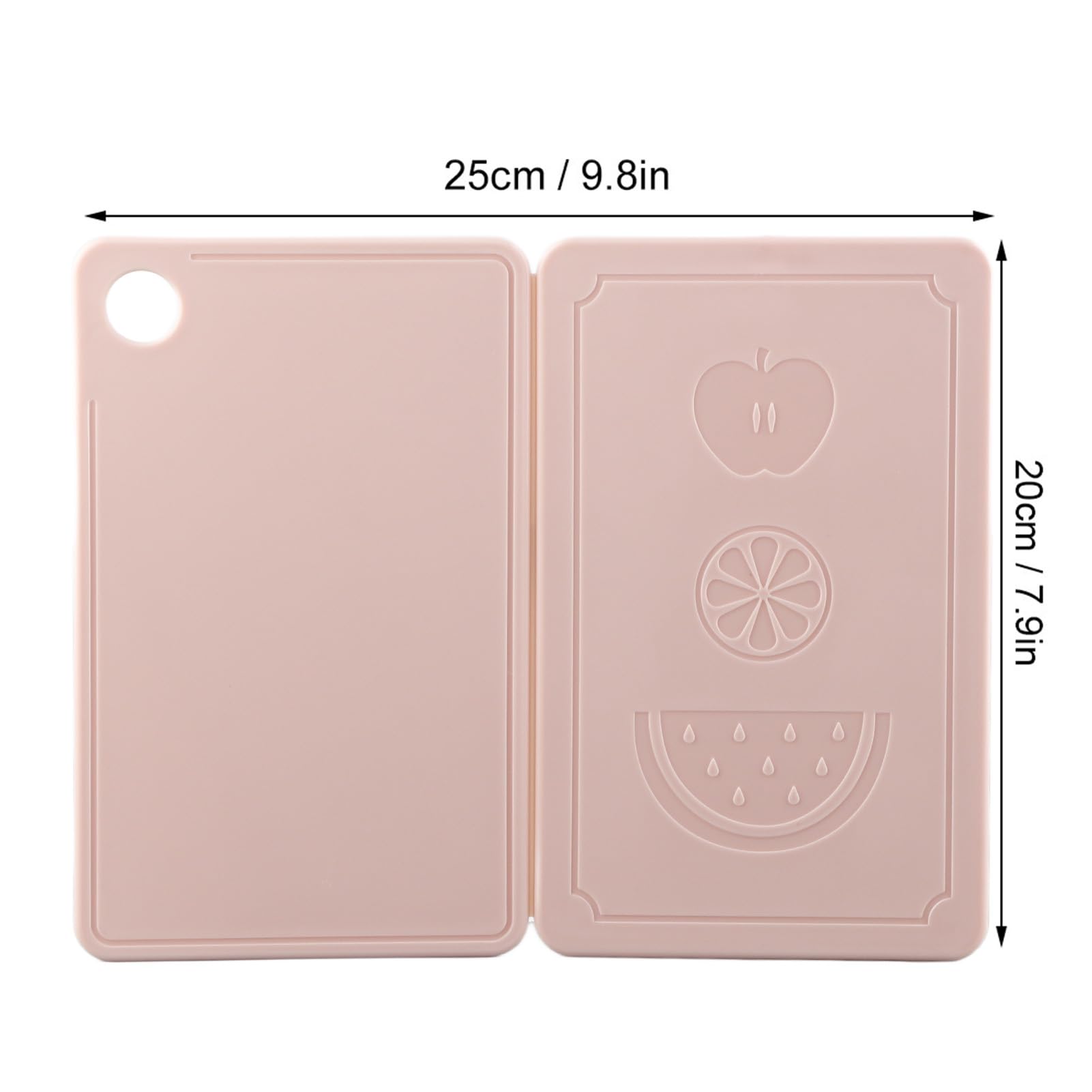 Japanese Folding Cutting Board Cutting Board Multifunctional Tourism Portable Anti-Skid Board Cut Fruits And Vegetables(Pink)