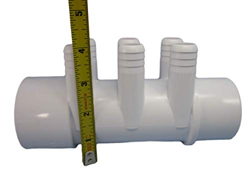 Manifold Hot Tub Spa Part 2" Street x 2" Slip x (6) 3/4" Water How to Video