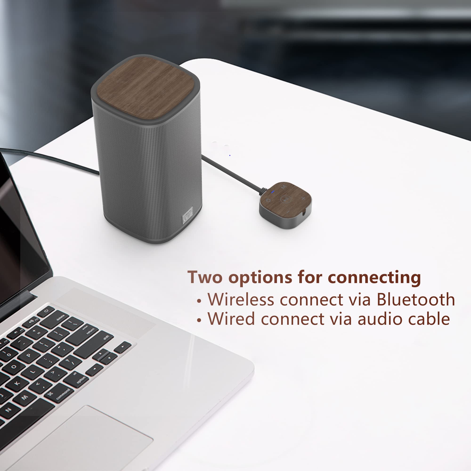 KEiiD Bluetooth Computer Speakers for Desktop Laptop PC Stereo Speaker for Gaming Wireless Home/Office Audio System, Touch Pad Control, 4 EQ Options