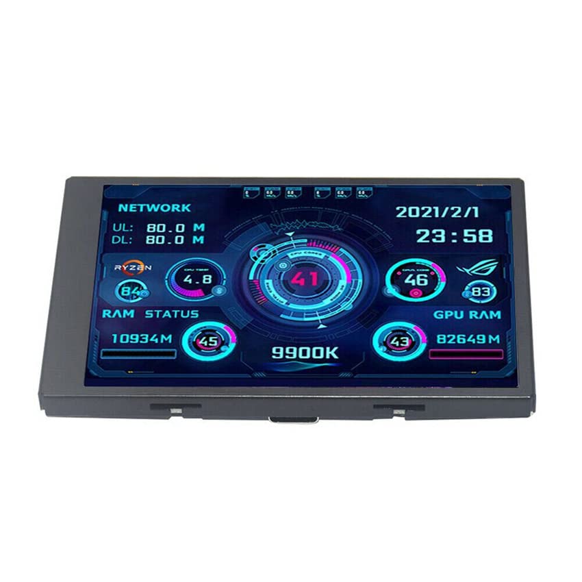 MOOKEENONE Secondary Screen Monitor Display IPS Full Viewing Angle 320x480