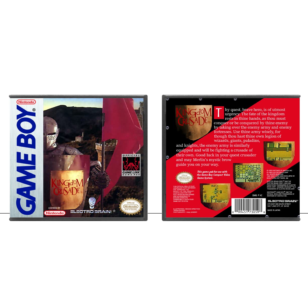 Kingdom Crusade | (GB) Game Boy - Game Case Only - No Game