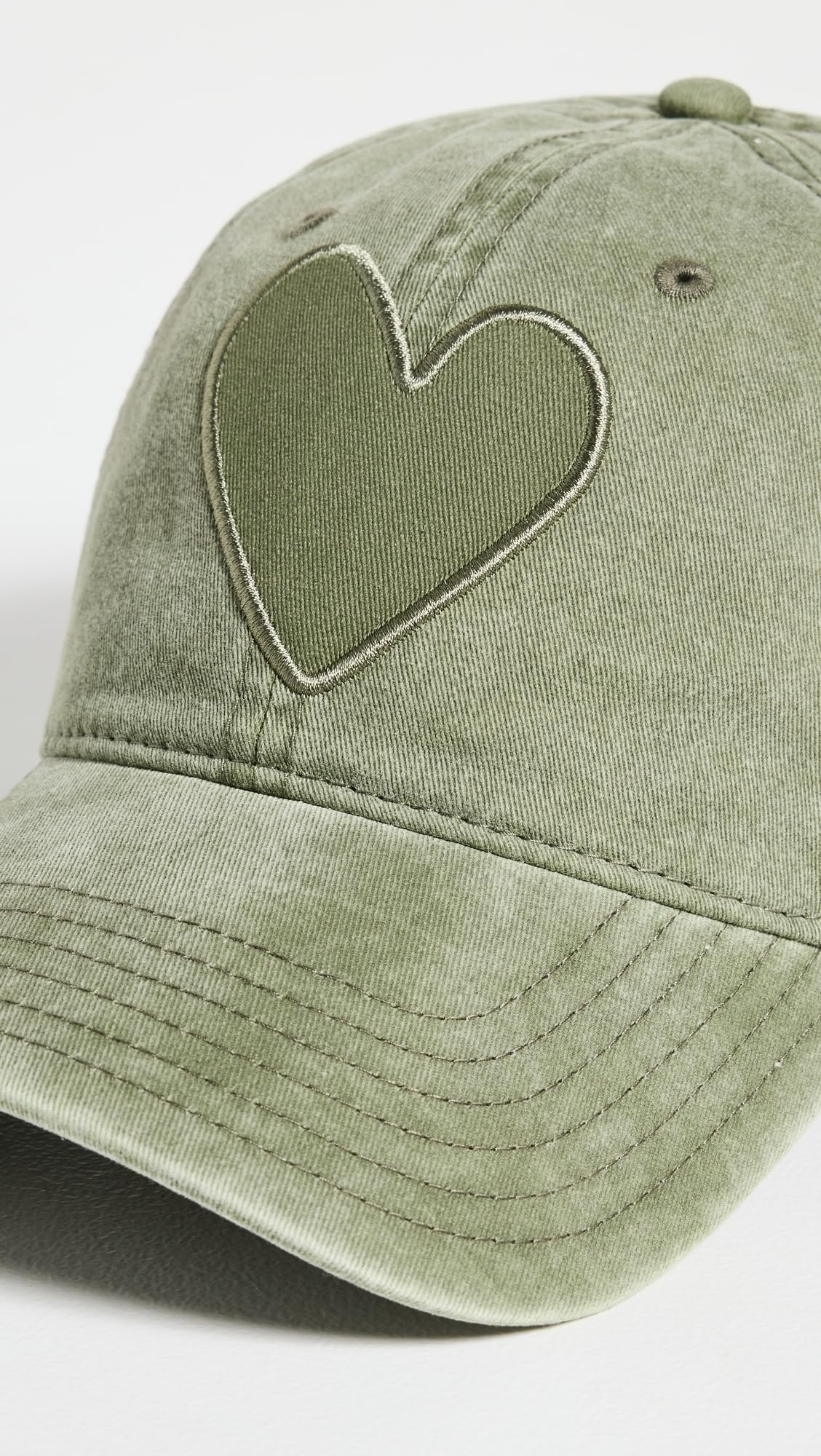Kerri Rosenthal Women's KR Imperfect Heart Hat, Green, One Size