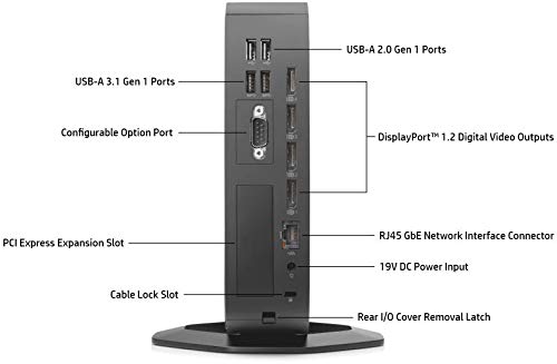 HP t740 Thin Client - AMD Ryzen V1756B Quad-core (4 Core) 3.25 GHz