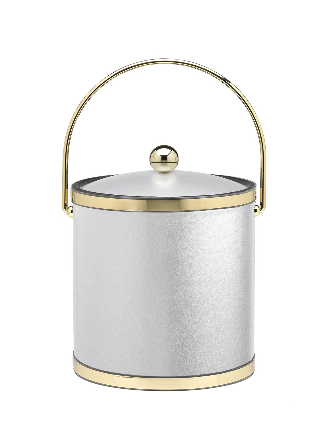 Kraftware Sophisticated Ice Bucket, 3 Quart, White