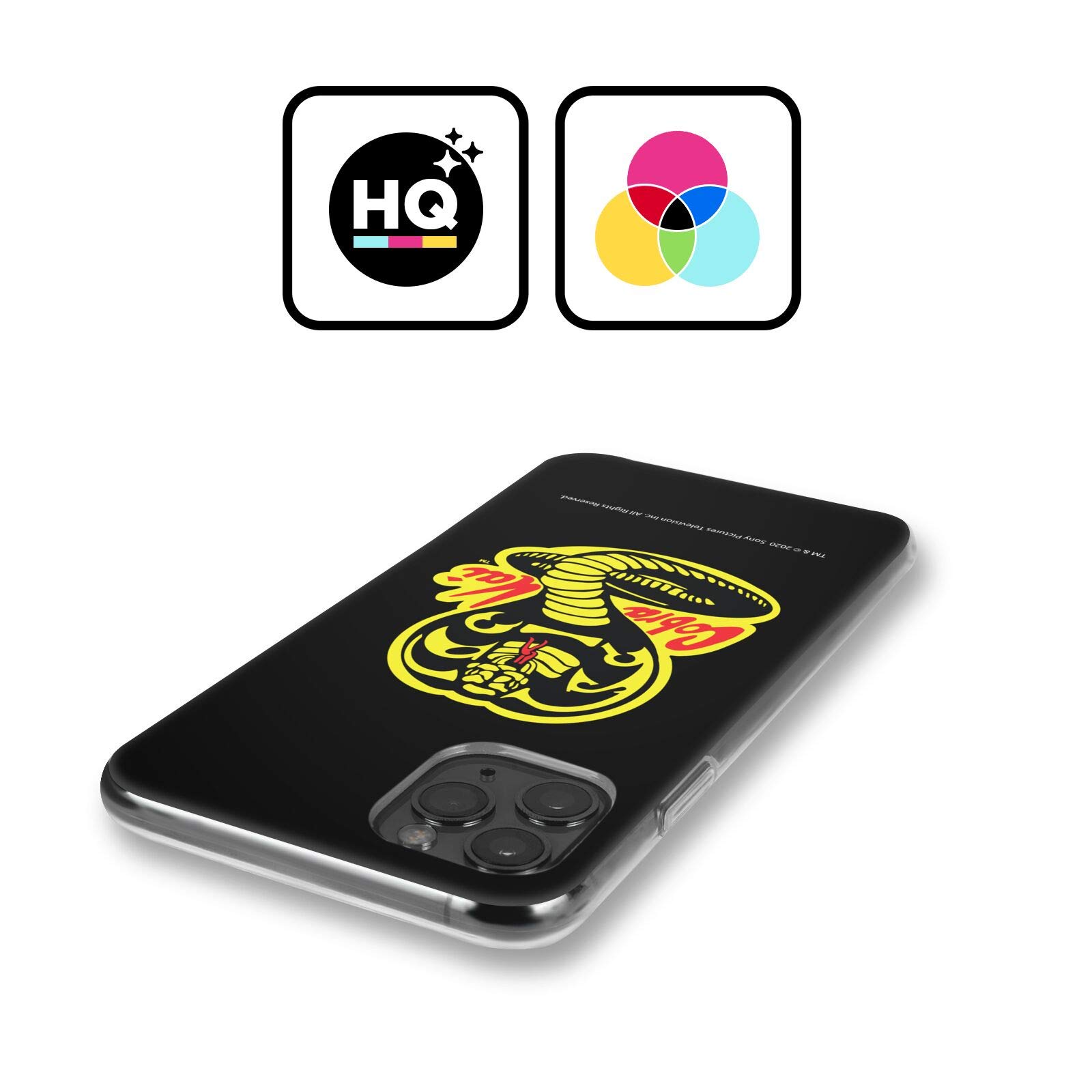 Head Case Designs Officially Licensed Cobra Kai Logo Graphics Soft Gel Case Compatible with Apple iPhone 7/8 / SE 2020 & 2022