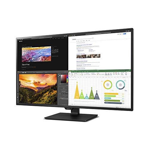 LG 43UN700-B 43 Inch Class UltraFine (3840 X 2160) IPS Display with USB Type-C and HDR10, 4 HDMI inputs, Black