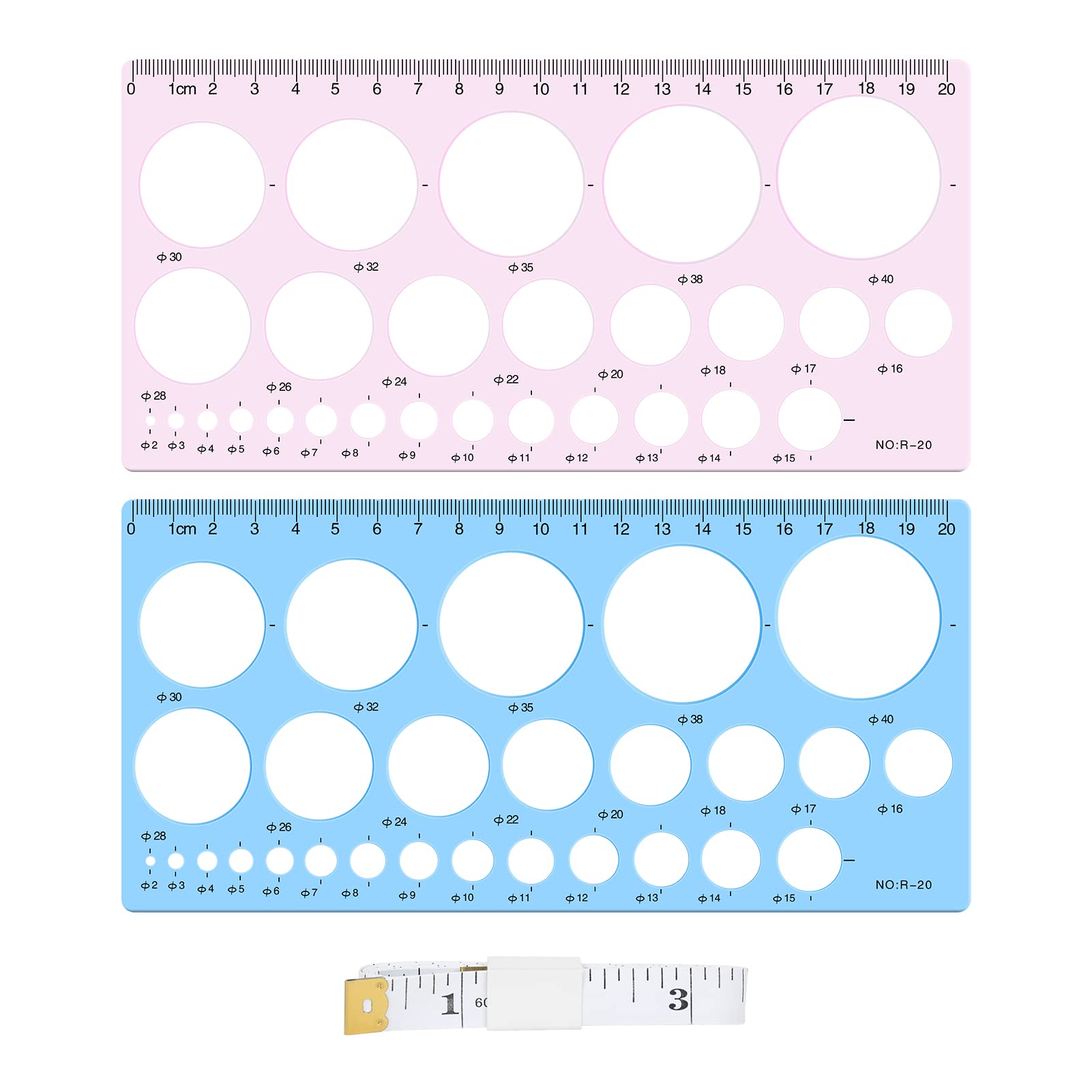 Nipple Rulers for Flange Sizing Measurement Tool, Breast Pump Size Flange Size Measure for Nipples, Breast Pump Sizing Tool - New Mothers Musthaves