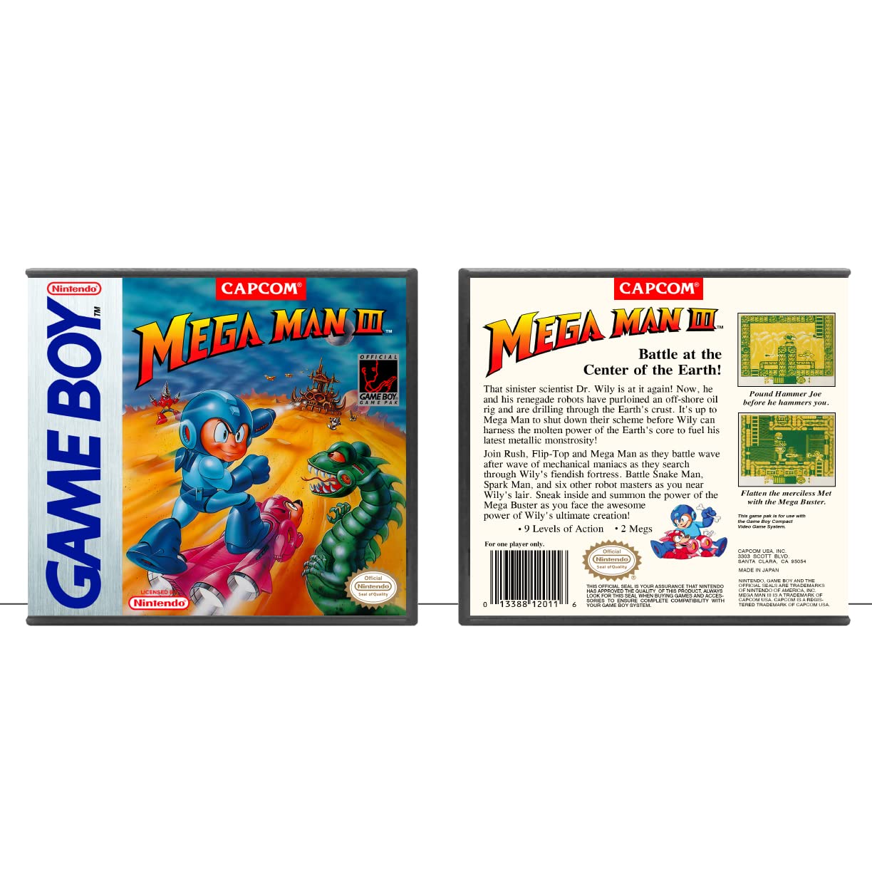 Mega Man III | (GB) Game Boy - Game Case Only - No Game