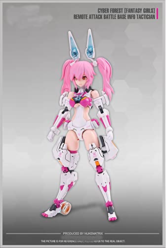 i8 TOYS Nuke Matrix 1/12 Scale Bunny ATK Girl Rabbit Mecha Girl Model Kits, Multicolored, Medium, (SJYT-001)