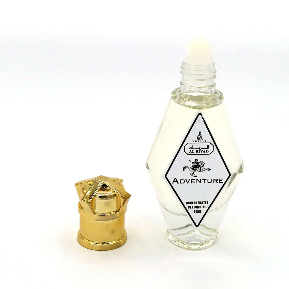 Maison d'Orient BLUE THE CHANCE 20 mL Roll On Cologne For Men, Alcohol-Free, Vegan & Cruelty-Free Arabian Fragrances. Flight Travel Essentials