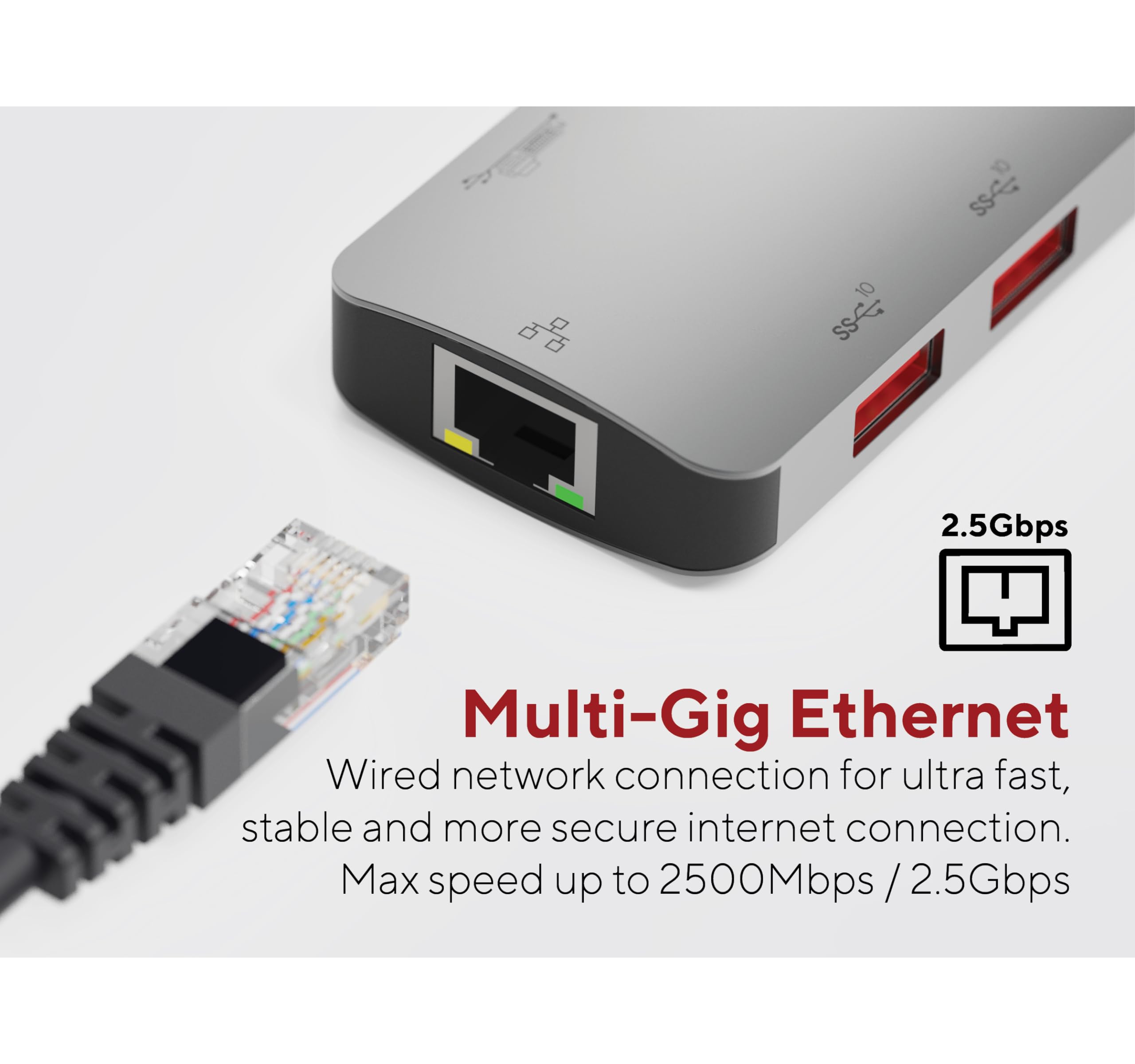 LINQ byELEMENTS LQ48022 8-in-1 8K Pro Studio SSD USB-C Multiport Hub