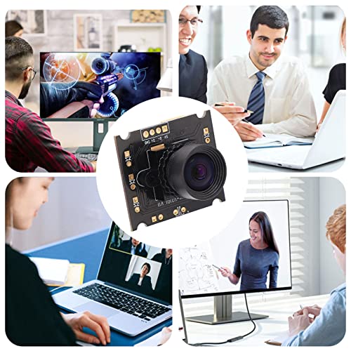 Mxzzand Mini Camera Board, 72° Field of View Camera Module Manual Focus Driver Free 640x480 30FPS for Recognition