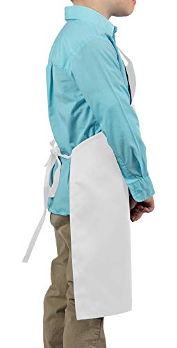 KNG Kids Cooking Apron for Girls and Boys β Small, White