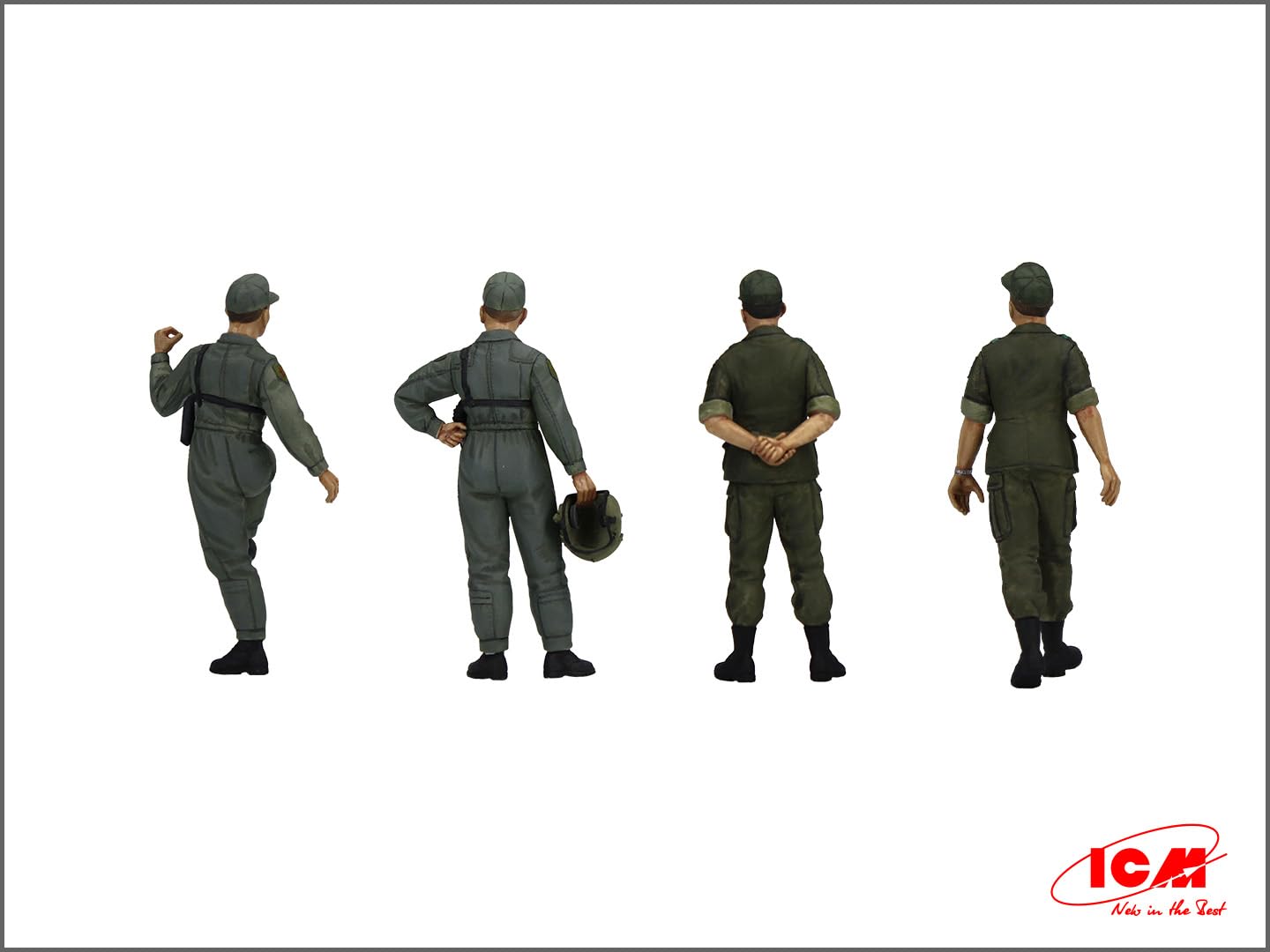 ICM 53101 - US Helicopter Pilots (1960s-1970s) (100% New molds) - Scale 1:35