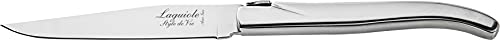 Laguiole Style de Vie Steak Knives, Luxury Line, 6 pieces, Fully Stainless Steel, in giftbox