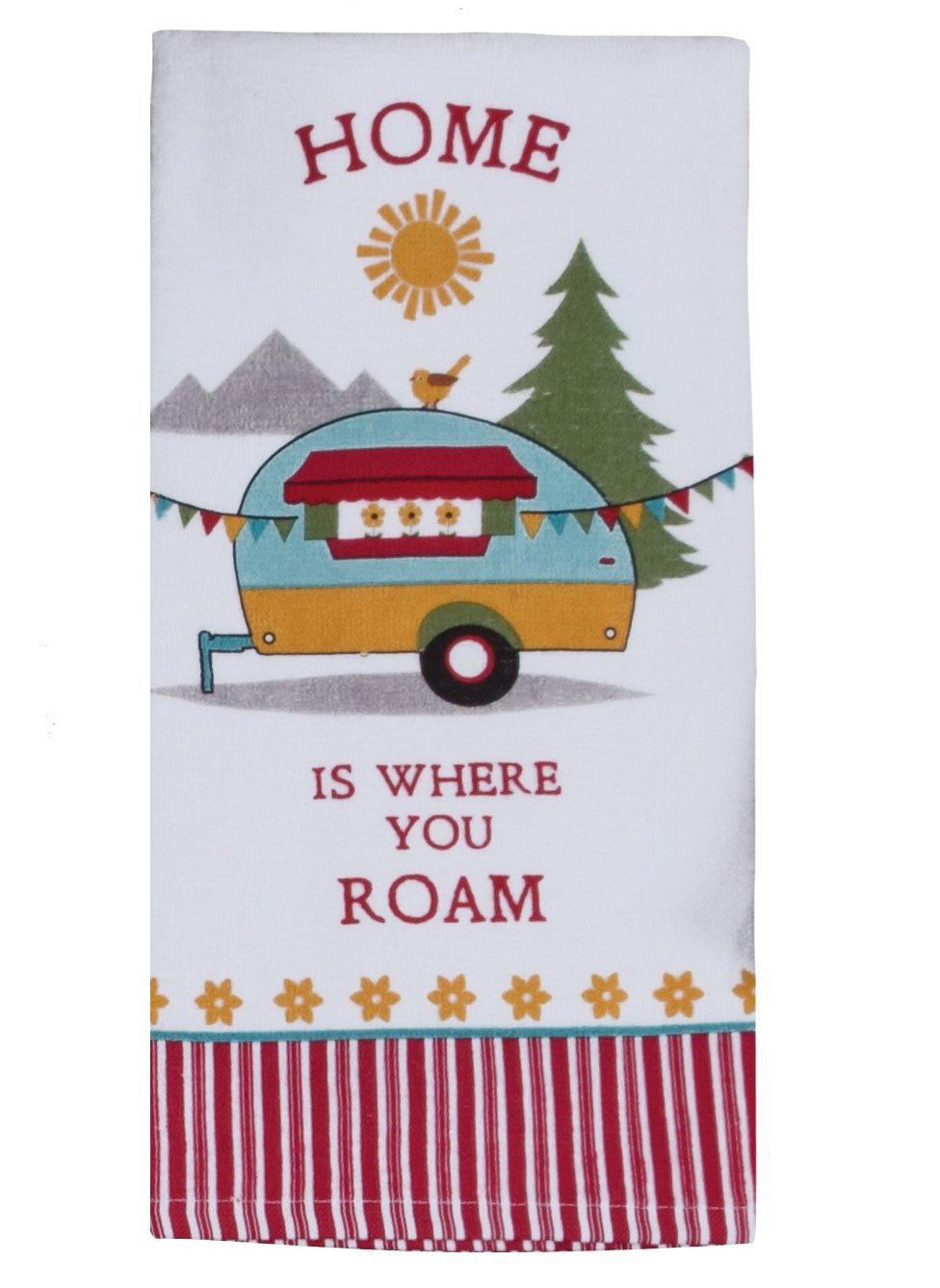 Kay Dee Designs 4 Piece Home Is Where You Roam Camper Dish Towels Potholders Bundle