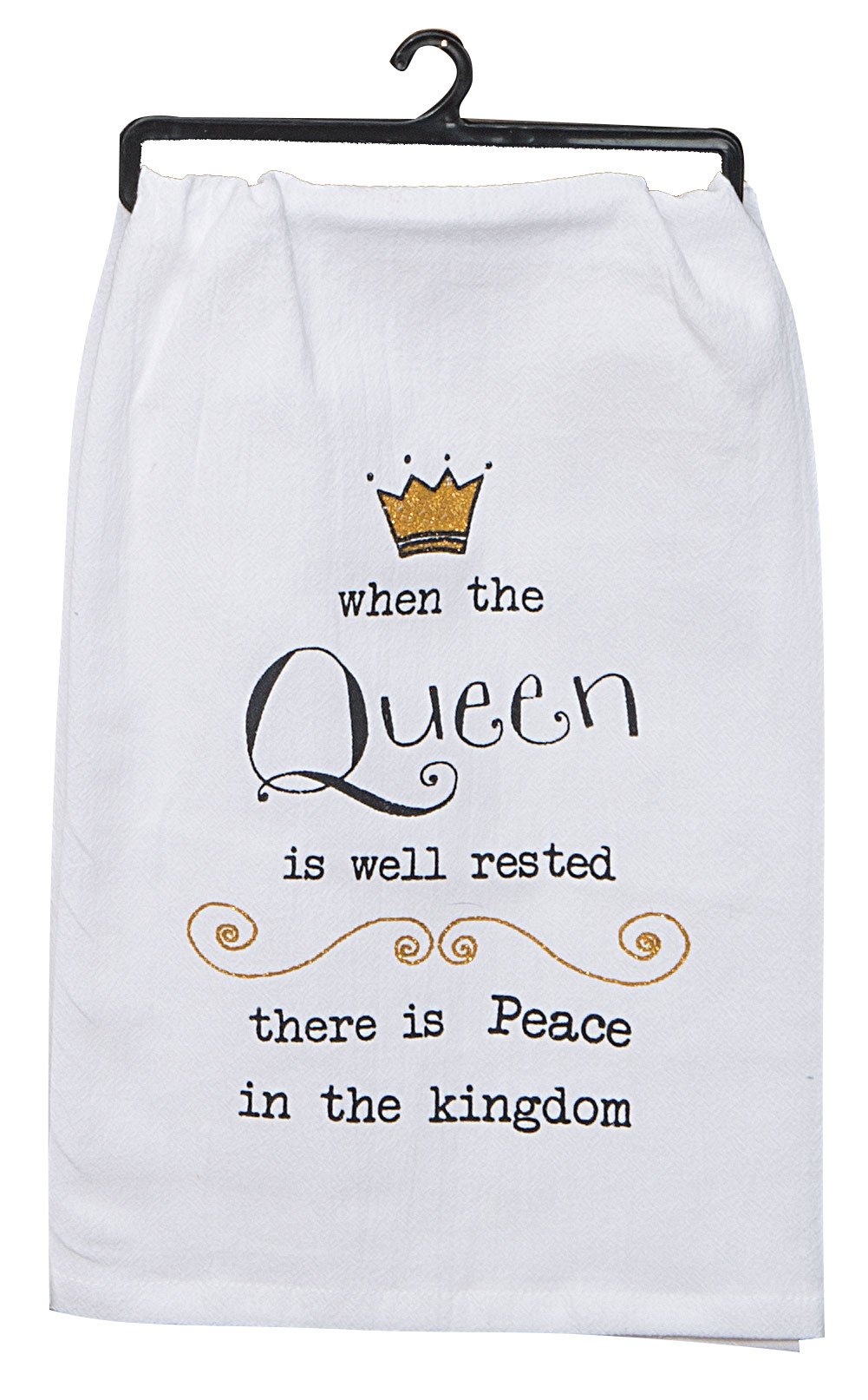 Kay Dee Designs Humorous Queen Kingdom Kitchen Towel Bundle, Set of 2