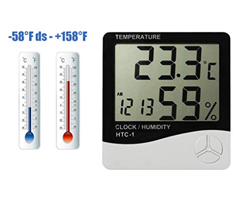 Hydro Plus 60''x32''x80'' Grow Tent Kit + Thermometer Hygrometer + 24 Hour Outlet Timer + 60mm Bonsai Shear + Plant Trellis Netting + Light Hangers Hydroponics System (60''x32''x80'' Kit)