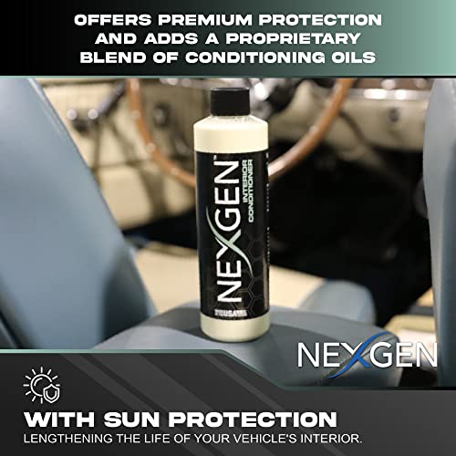 Nexgen Interior Conditioner β Condition Leather, Vinyl, and Plastic Interiors β Non-Greasy Satin Finish for Car Interiors and More (8 OZ)