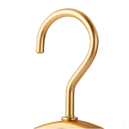 N/A 5-Pack Metal Hangers Aluminum Alloy Non-Slip Thickened Winter Coat Hangers Household Storage Hangers