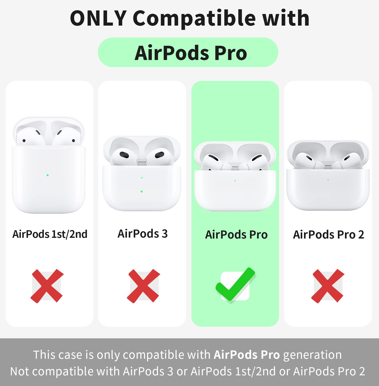 MOLOVA Case for Airpods Pro,Luxury Stylish PU Ultra Slim & Thin Soft TPU Anti-Slip Scratch Resistant Drop Proof Full Cover Case with Keychain and Lanyard,B-Brown