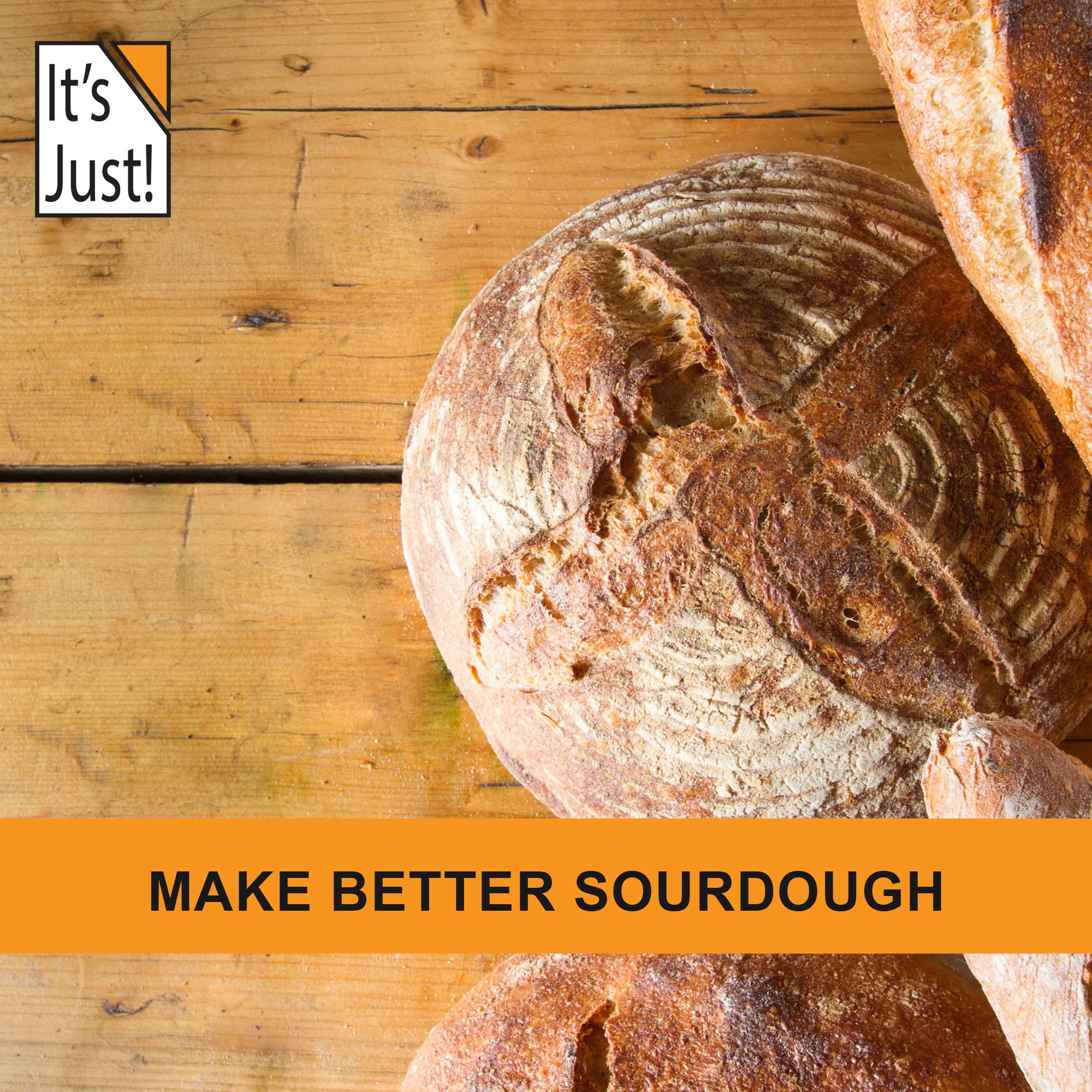 It's Just - Vital Wheat Gluten Flour, High Protein, Make Seitan, Low Carb Bread, 20oz