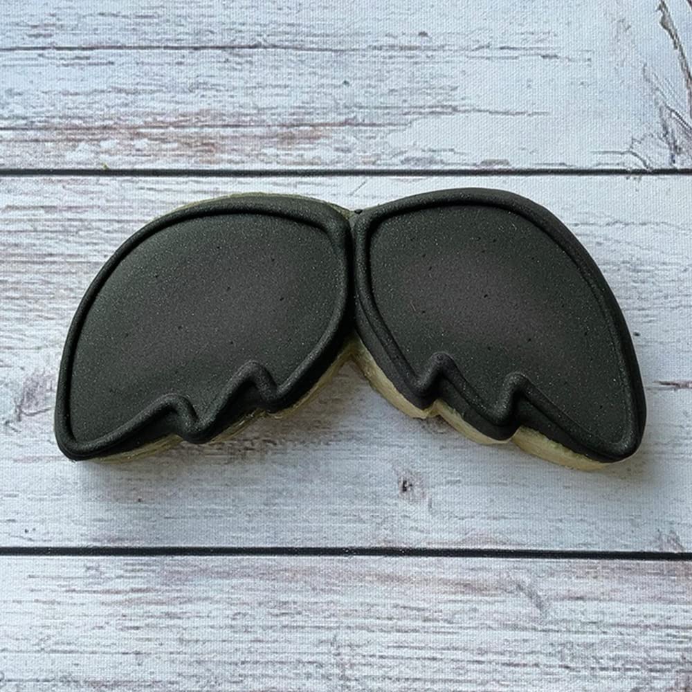 KENIAO Beard/Mustache Cookie Cutter Set Father's Day, 5 Pcs, Stainless Steel