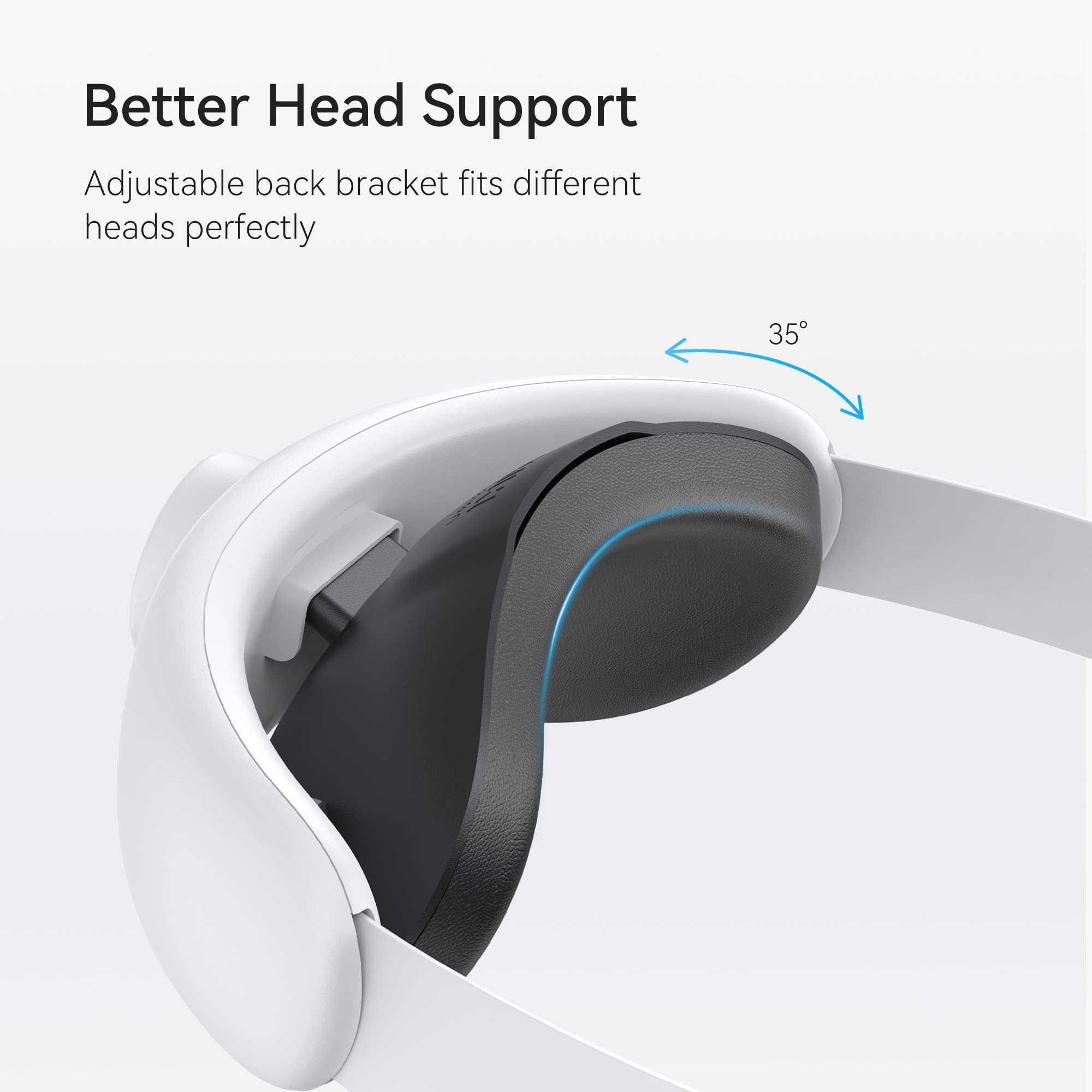 KIWI design Head Strap and Controller Grips Compatible with Quest 2 Accessories
