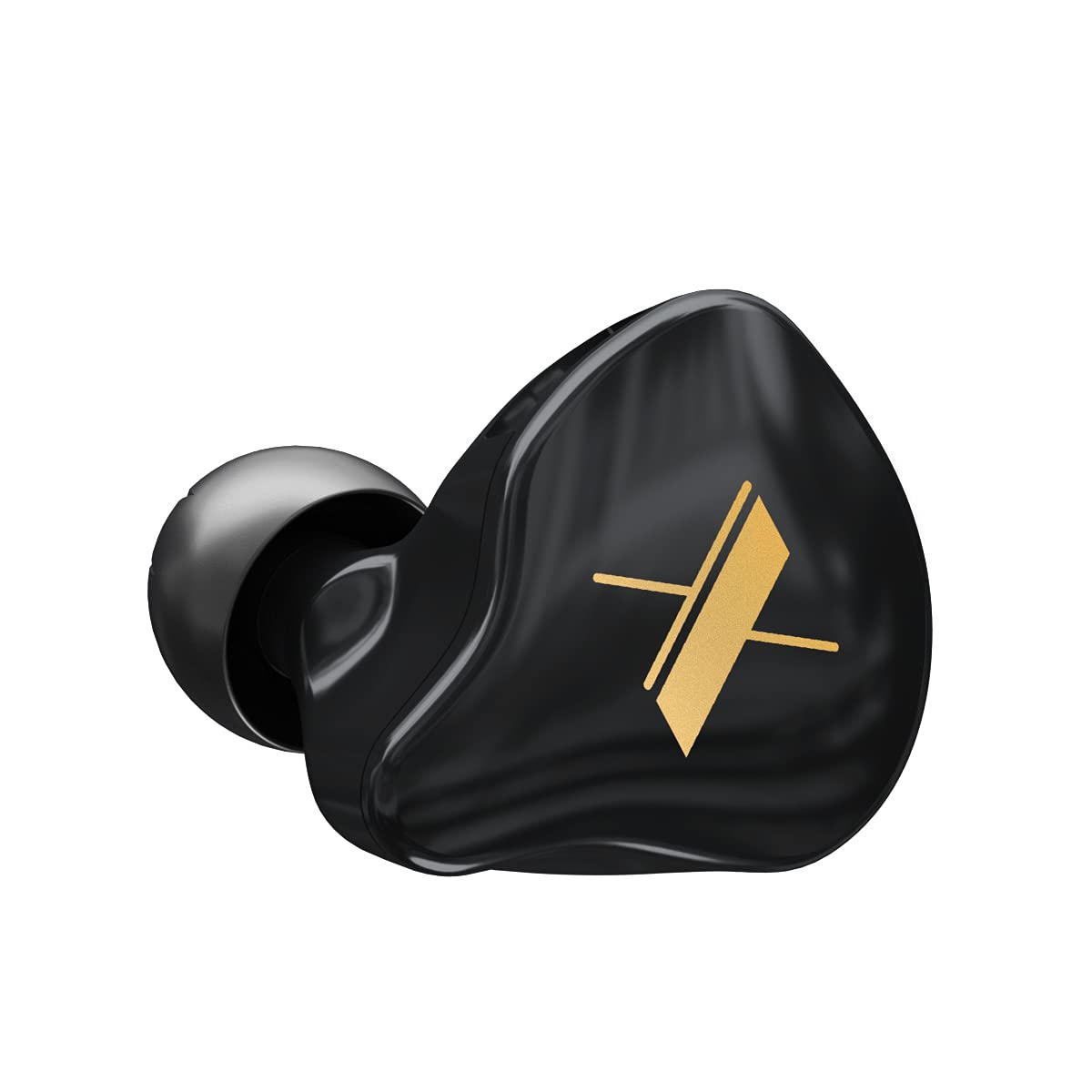 KZ EDX Wired Headset in Ear Entry Level HiFi Headset 3.5mm Detachable 2pin IEM bass Music Game Headset (Black, No mic)