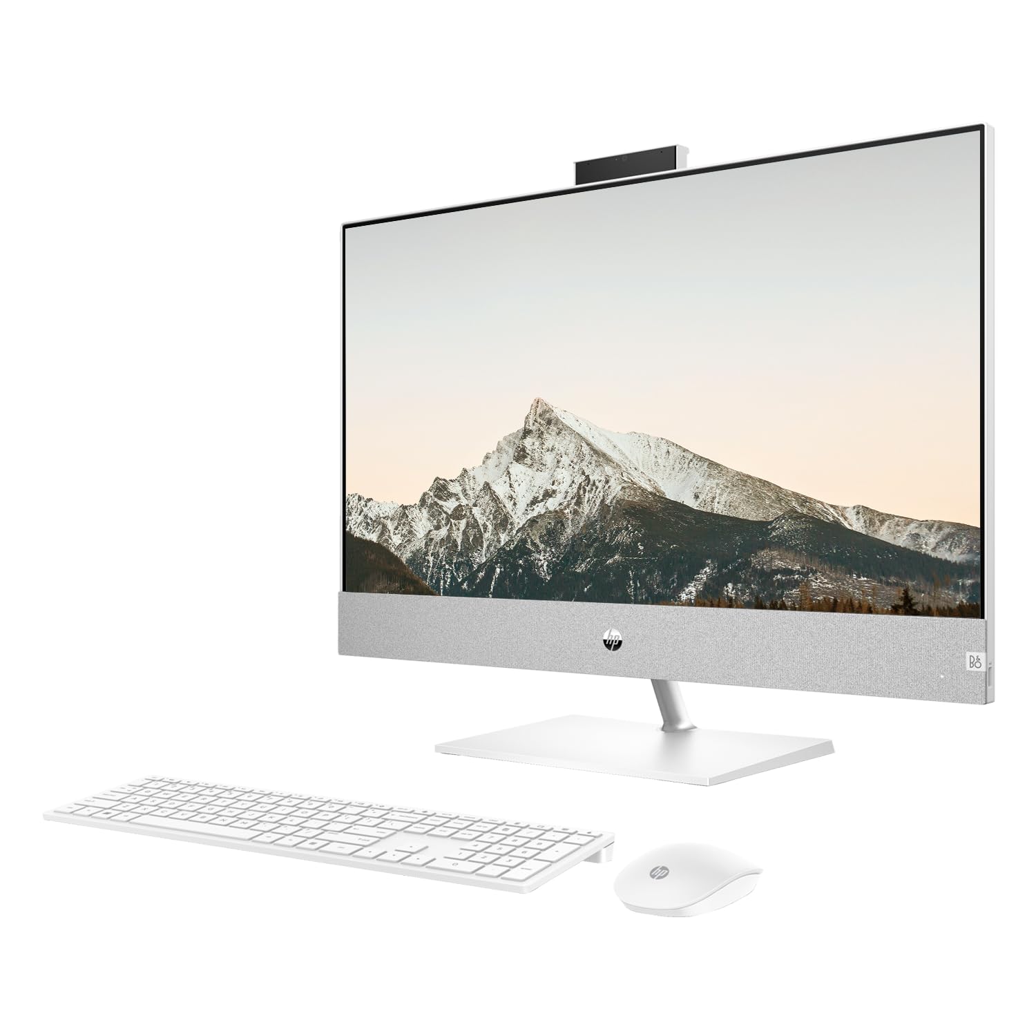 HP Pavilion 27" QHD All-in-One, Intel Core i7-13700T, NVIDIA GeForce RTX 3050, 64GB RAM, 1TB SSD, IR Camera, Wireless KB & Mouse, HDMI, RJ-45, Wi-Fi 6, Windows 11 Pro, Silver